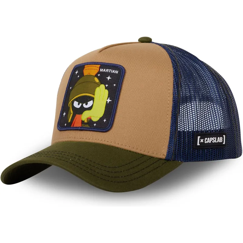 Capslab Marvin the Martian MAR1 CT Looney Tunes Brown, Blue and Green ...