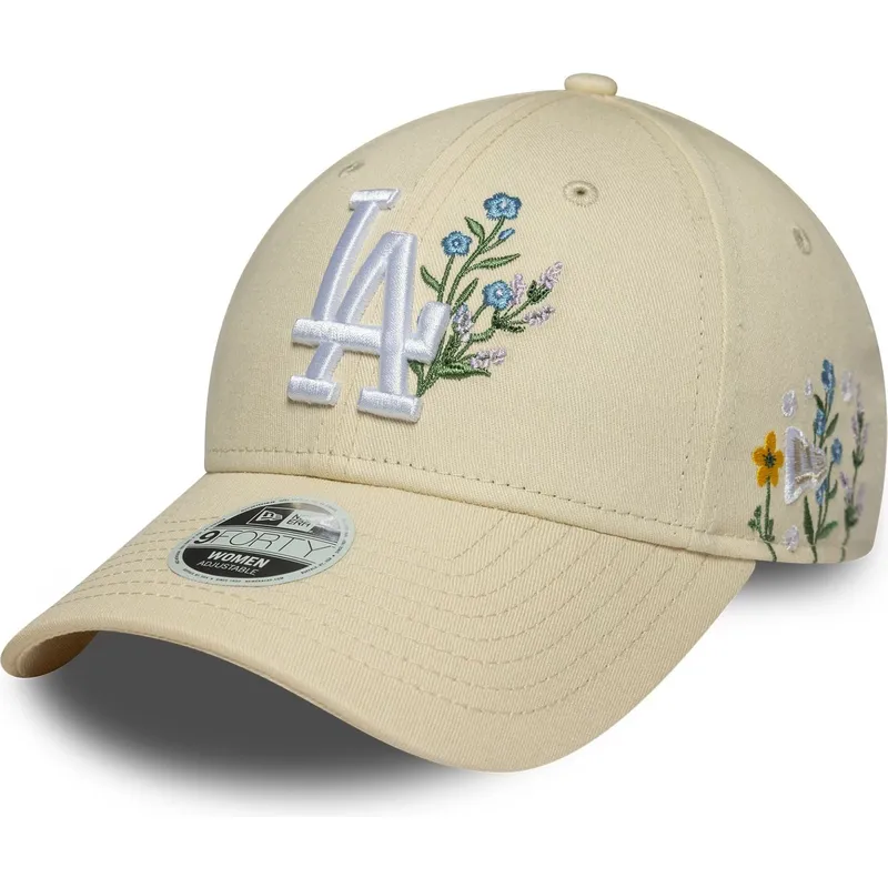 New Era Curved Brim Women 9FORTY Floral Icon Los Angeles Dodgers MLB ...